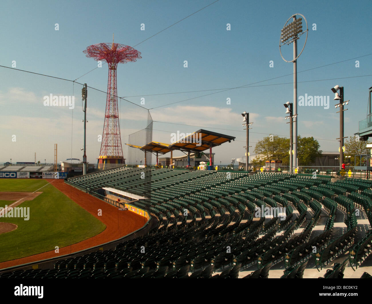 Brooklyn New York 9 June 2009 Keyspan Stadium in Coney Island was built ...