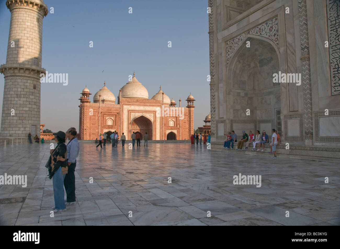Taj Mahal,Agra.Uttar Pradesh, India.Detailed Stone and Marble Inlay ...