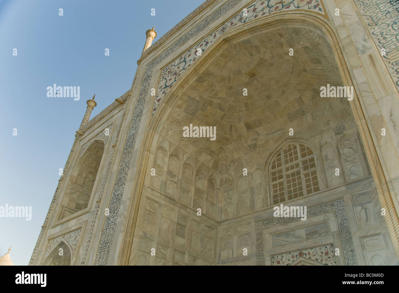 Taj Mahal,Agra.Uttar Pradesh, India.Detailed Stone and Marble Inlay ...