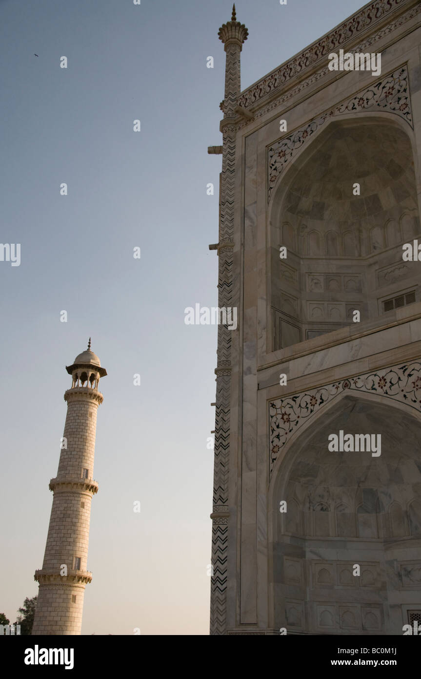 Taj Mahal,Agra.Uttar Pradesh, India.Detailed Stone and Marble Inlay ...