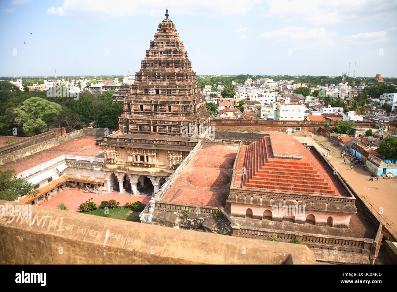 India, Tamil Nadu, Thanjavur, Tanjore, Royal Palace and museums Stock ...