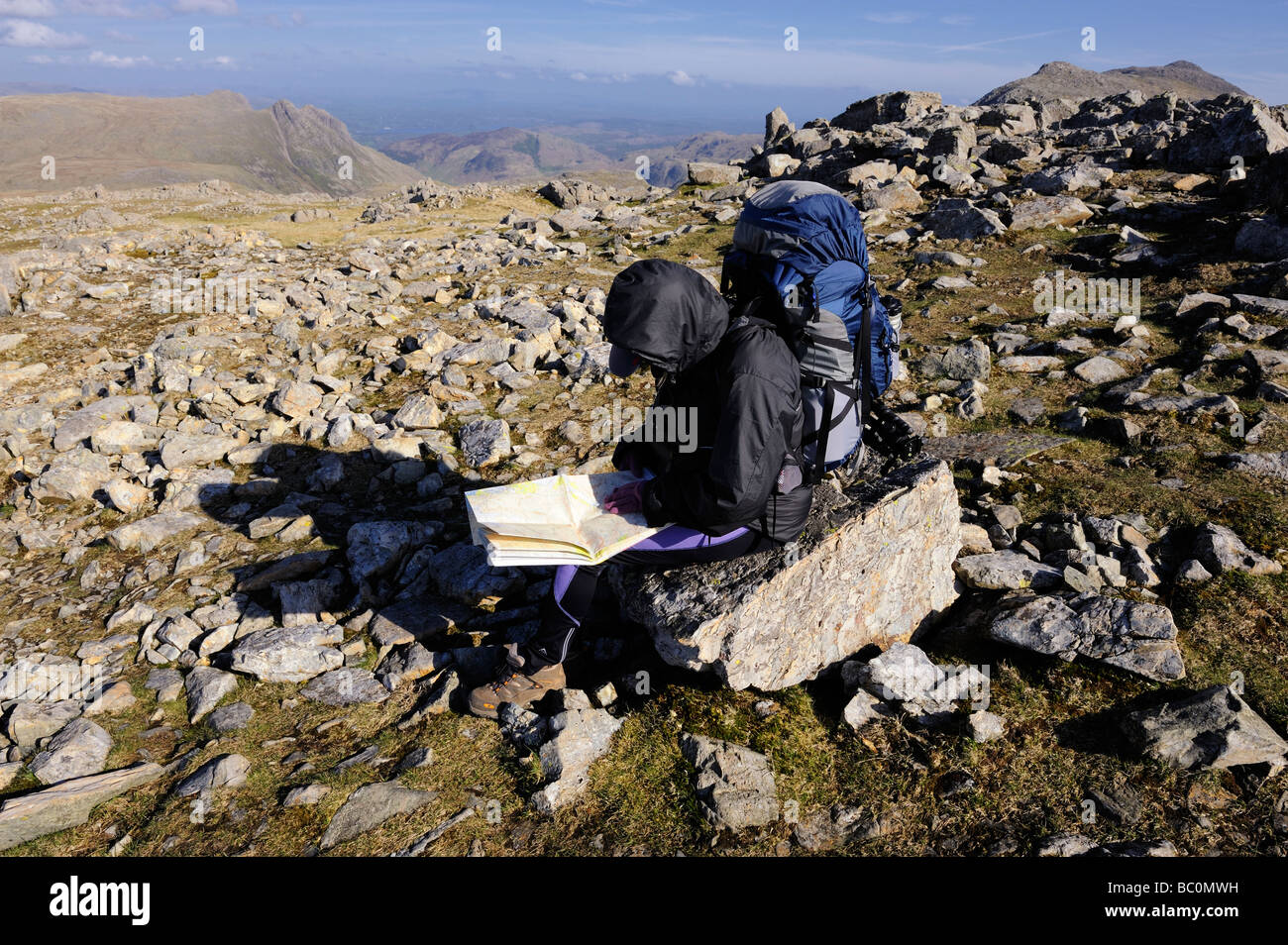 Cumbria map hi-res stock photography and images - Alamy