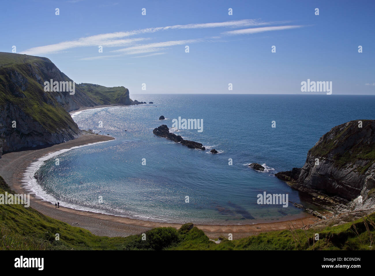 Man of War Bay Dorset Stock Photo - Alamy