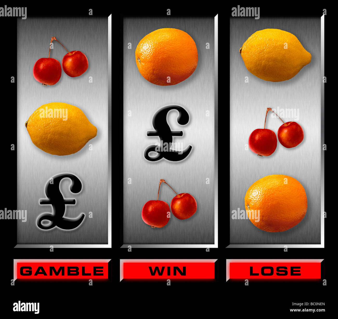 Slot machine one armed bandit fruit hi-res stock photography and images ...