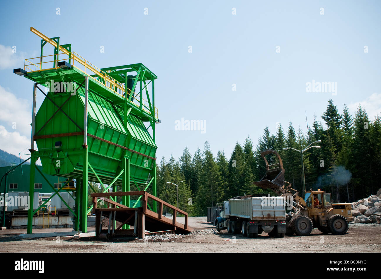 Commercial Composting Facility Stock Photo - Alamy