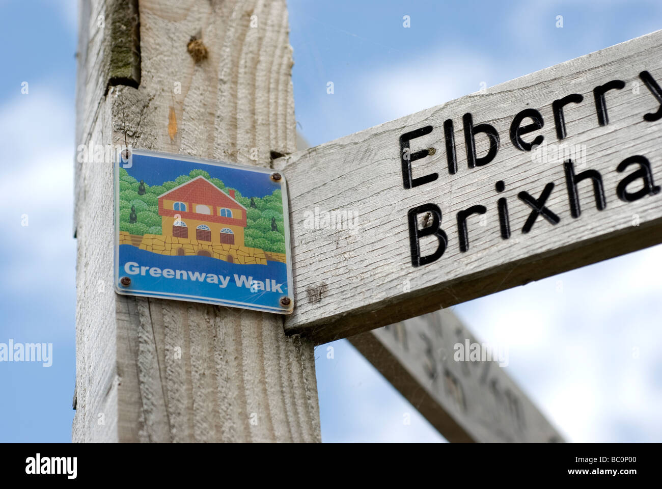 greenway walk,elberry cove.brixham Stock Photo - Alamy