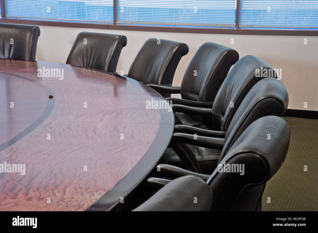 Large Conference Board Room Table Stock Photo - Alamy