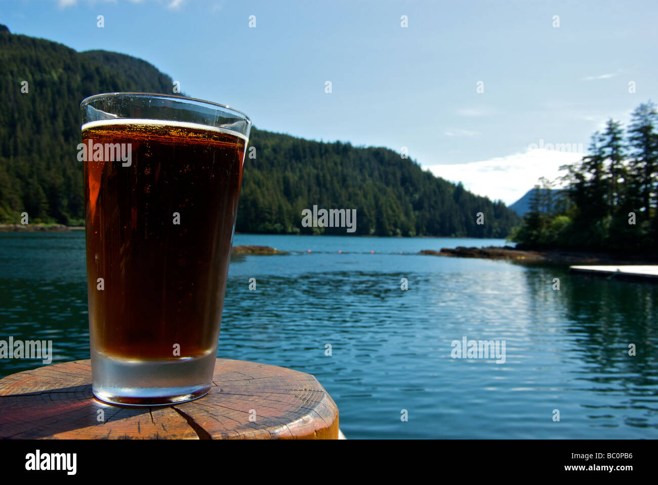Heaven is a pint of ice cold beer in a chilled glass on a hot sunny day ...