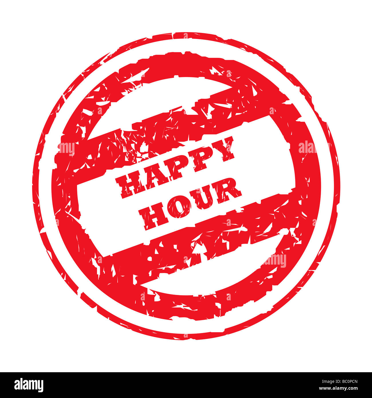 Happy hour stamp hi-res stock photography and images - Alamy