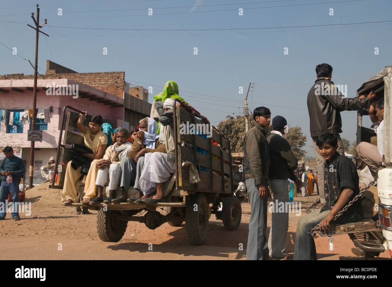 Indian Rush Hour, Agra,Uttar Pradesh, India Stock Photo - Alamy