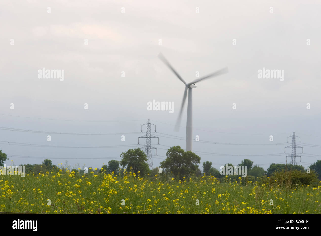Pylons Wind Turbines High Resolution Stock Photography and Images - Alamy
