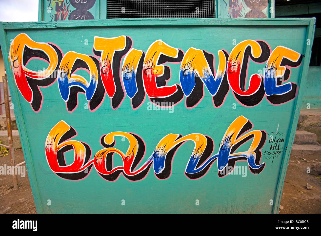 Haiti, Nord, Cap Haitien. Lottery kiosk, Milot Stock Photo - Alamy