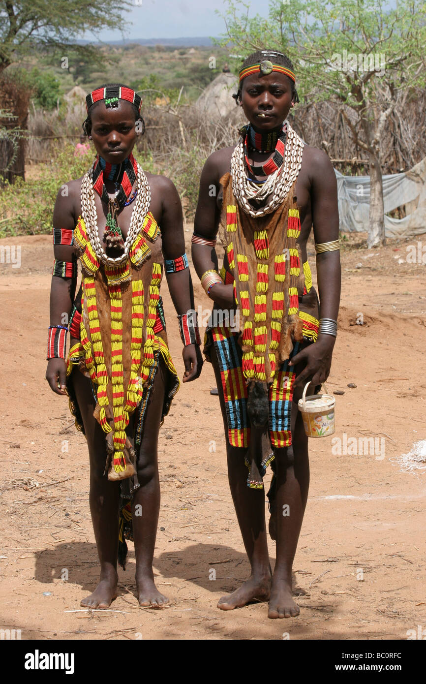 Africa Ethiopia Omo River Valley Hamer Tribe Stock Photo - Alamy