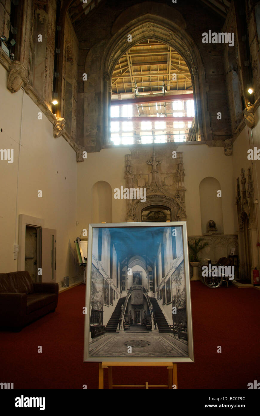 Highcliff Castle Dorset UK Interior Stock Photo - Alamy