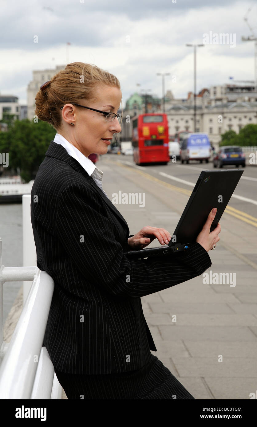 Slim black laptop hi-res stock photography and images - Alamy
