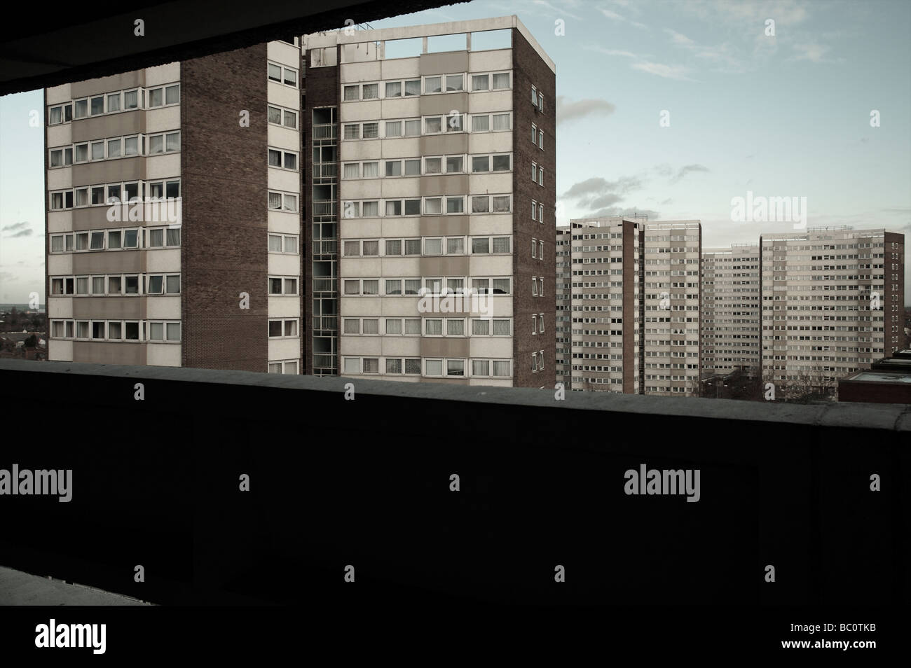 Council flat tower blocks in Southend on Sea, Essex Stock Photo - Alamy