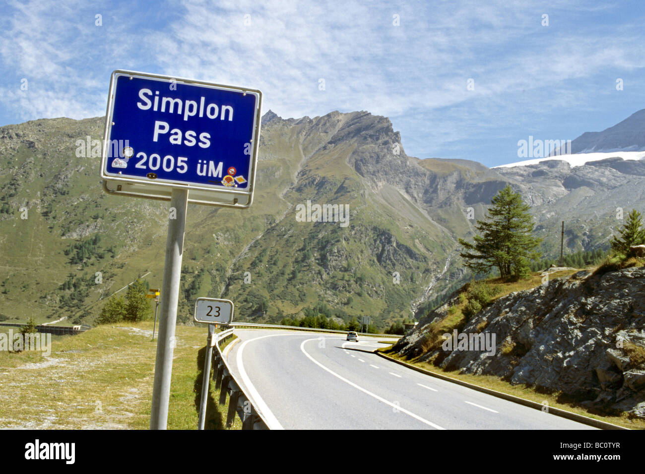 simplon pass swiss Stock Photo - Alamy