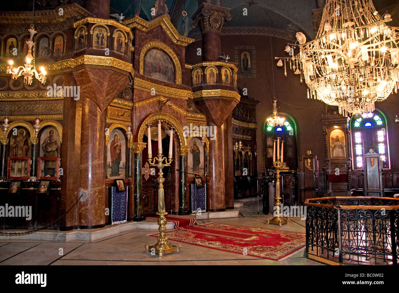 Coptic old Cairo Egypt Egyptian Christian God Stock Photo - Alamy