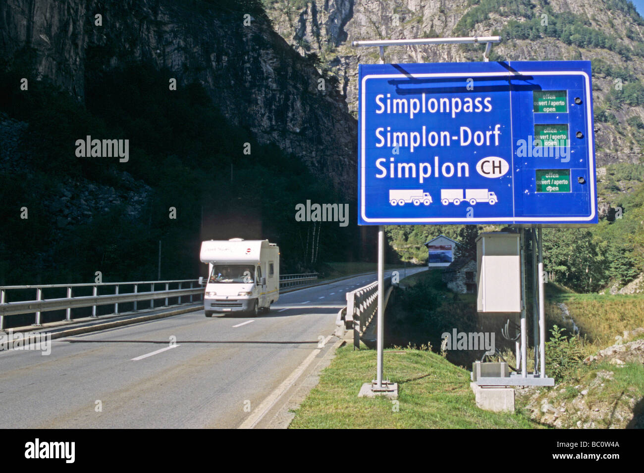 simplon pass swiss Stock Photo - Alamy