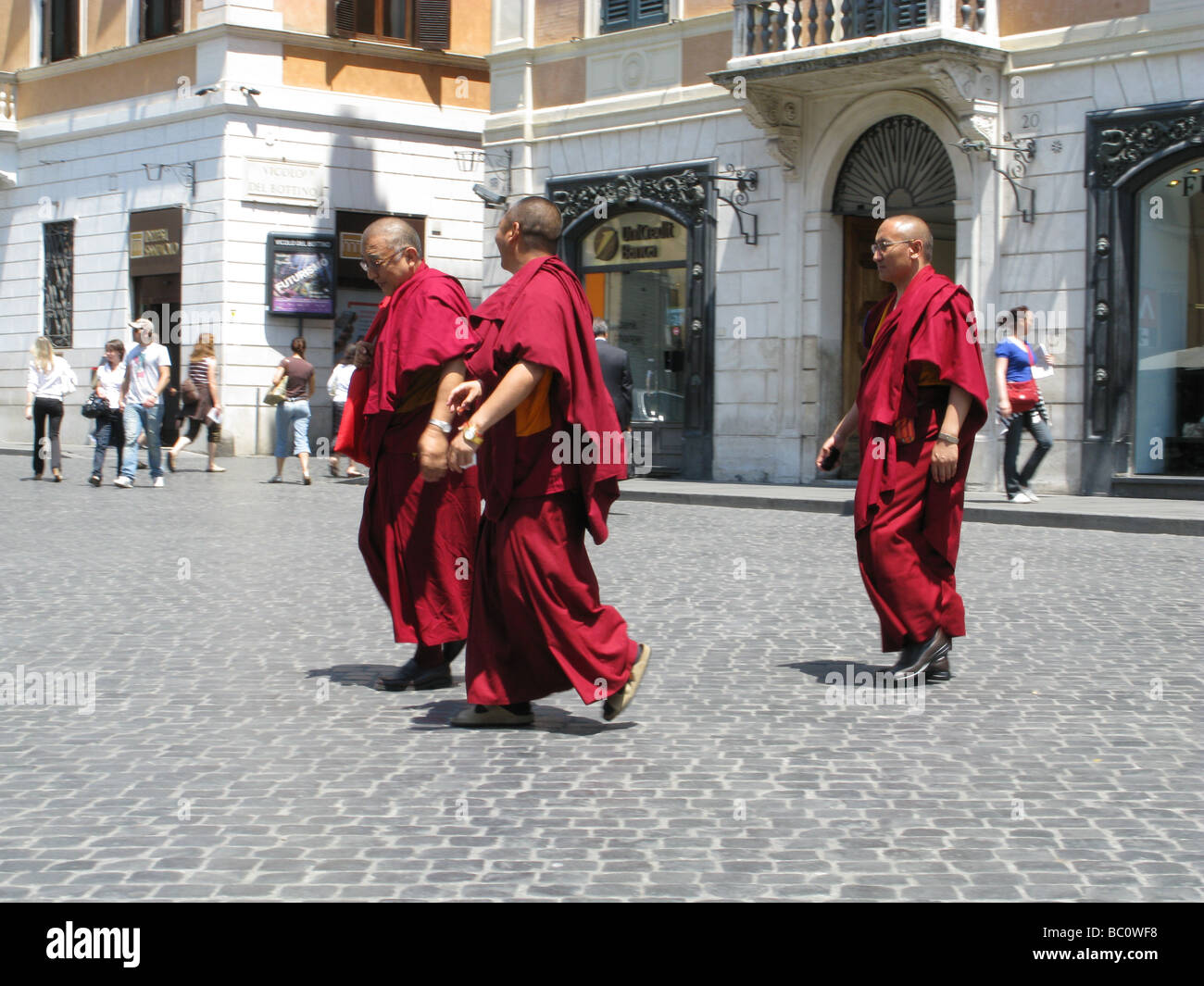 Group priests rome hi-res stock photography and images - Alamy