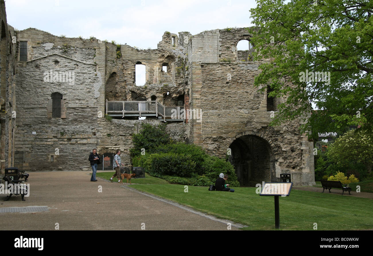 Old map of newark nottinghamshire hi-res stock photography and images ...