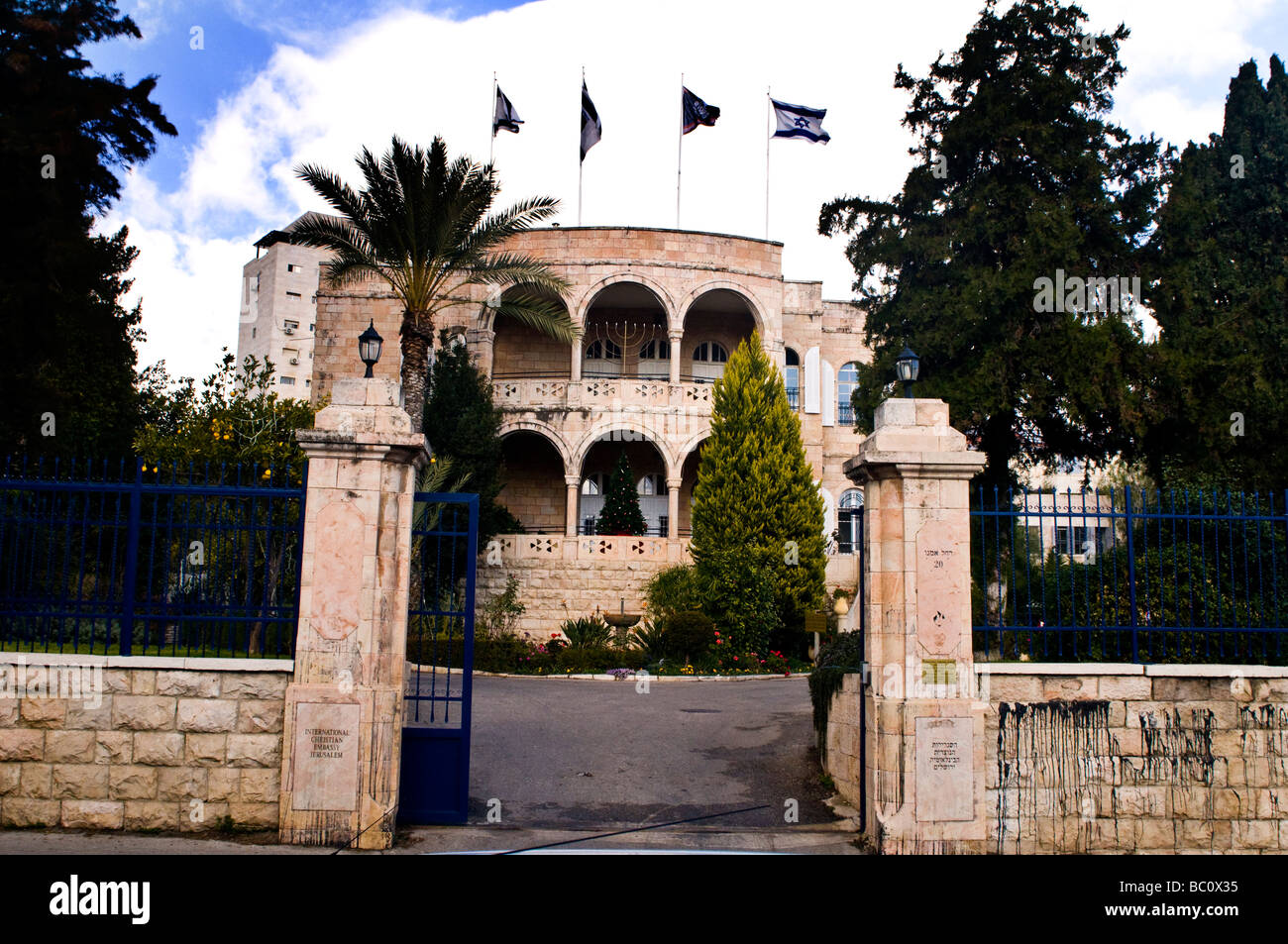 Beautiful buildings in Jerusalem Stock Photo - Alamy