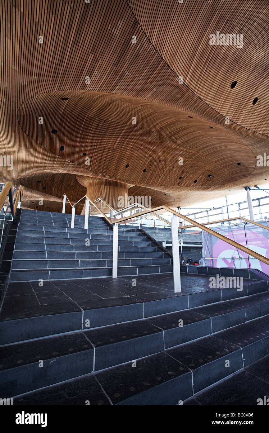 Inside welsh assembly building Cardiff bay Stock Photo - Alamy