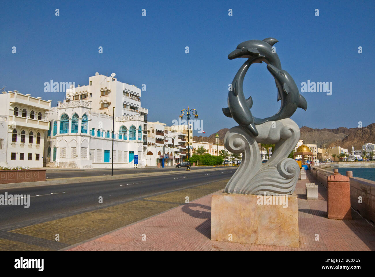 Seaside Promenade Mutrah Muscat Oman Stock Photo - Alamy