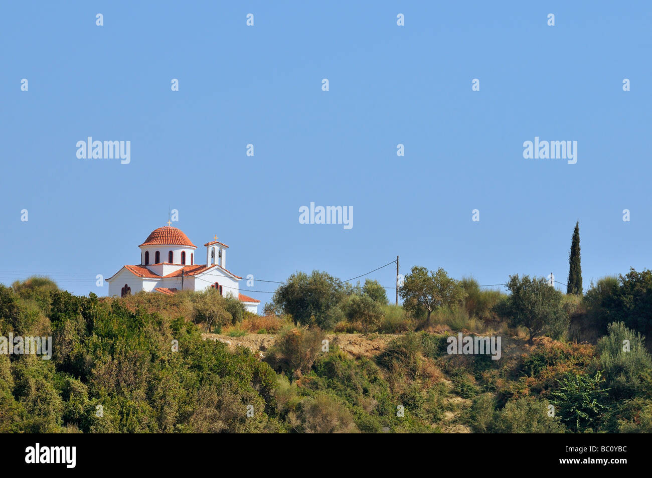 Greek orthodox church mountain hi-res stock photography and images - Alamy