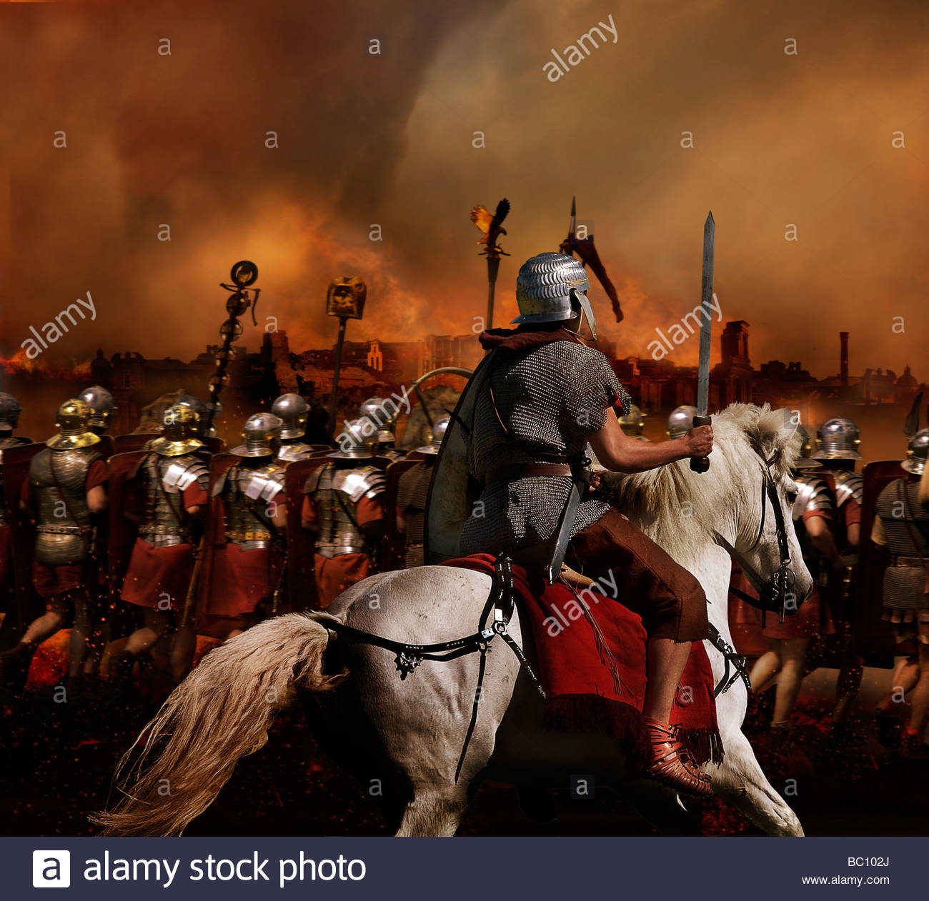 Roman Cavalry Sword Shield Stock Photos & Roman Cavalry Sword Shield ...