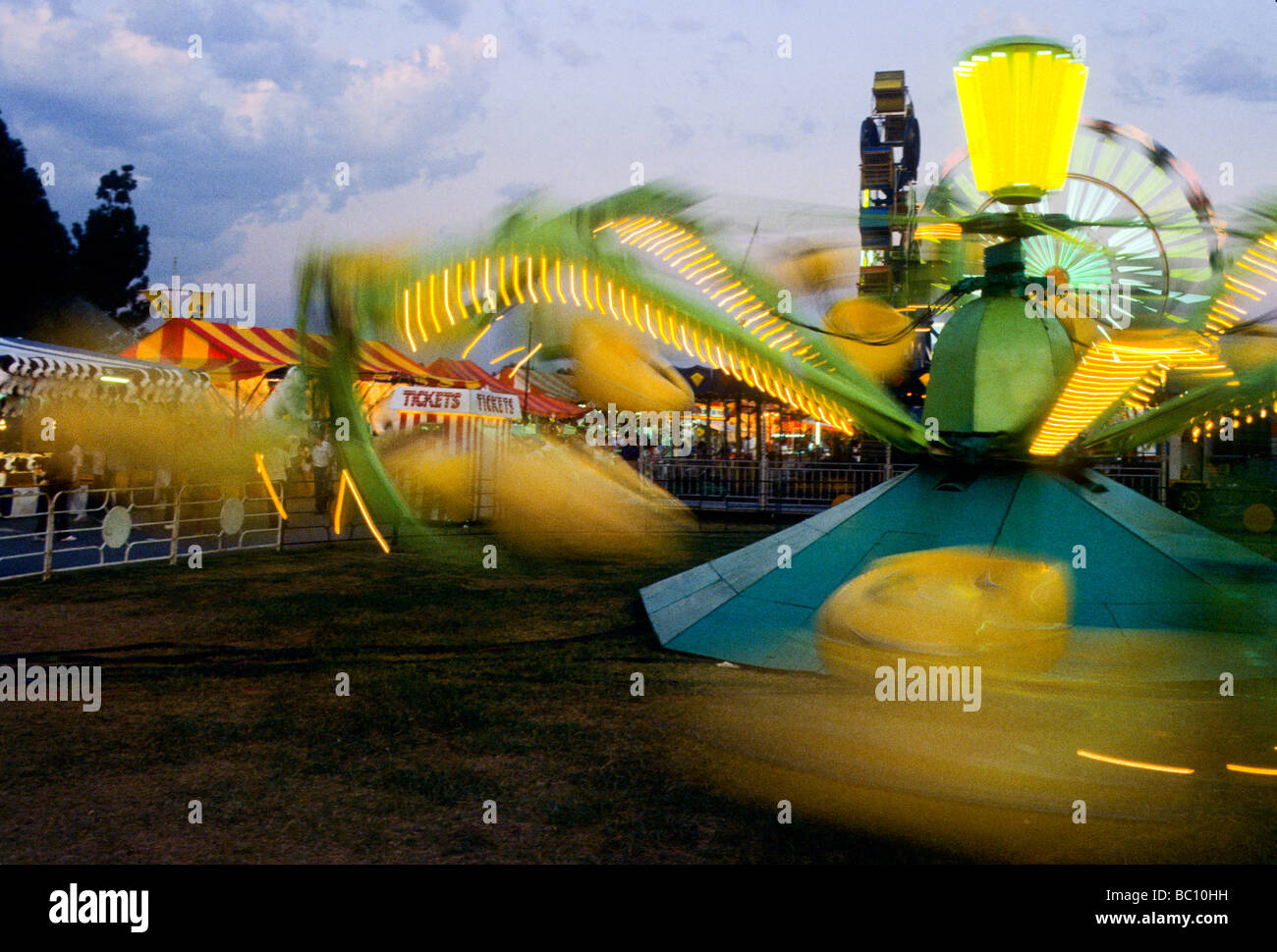 Carnival ride arm fair hi-res stock photography and images - Alamy