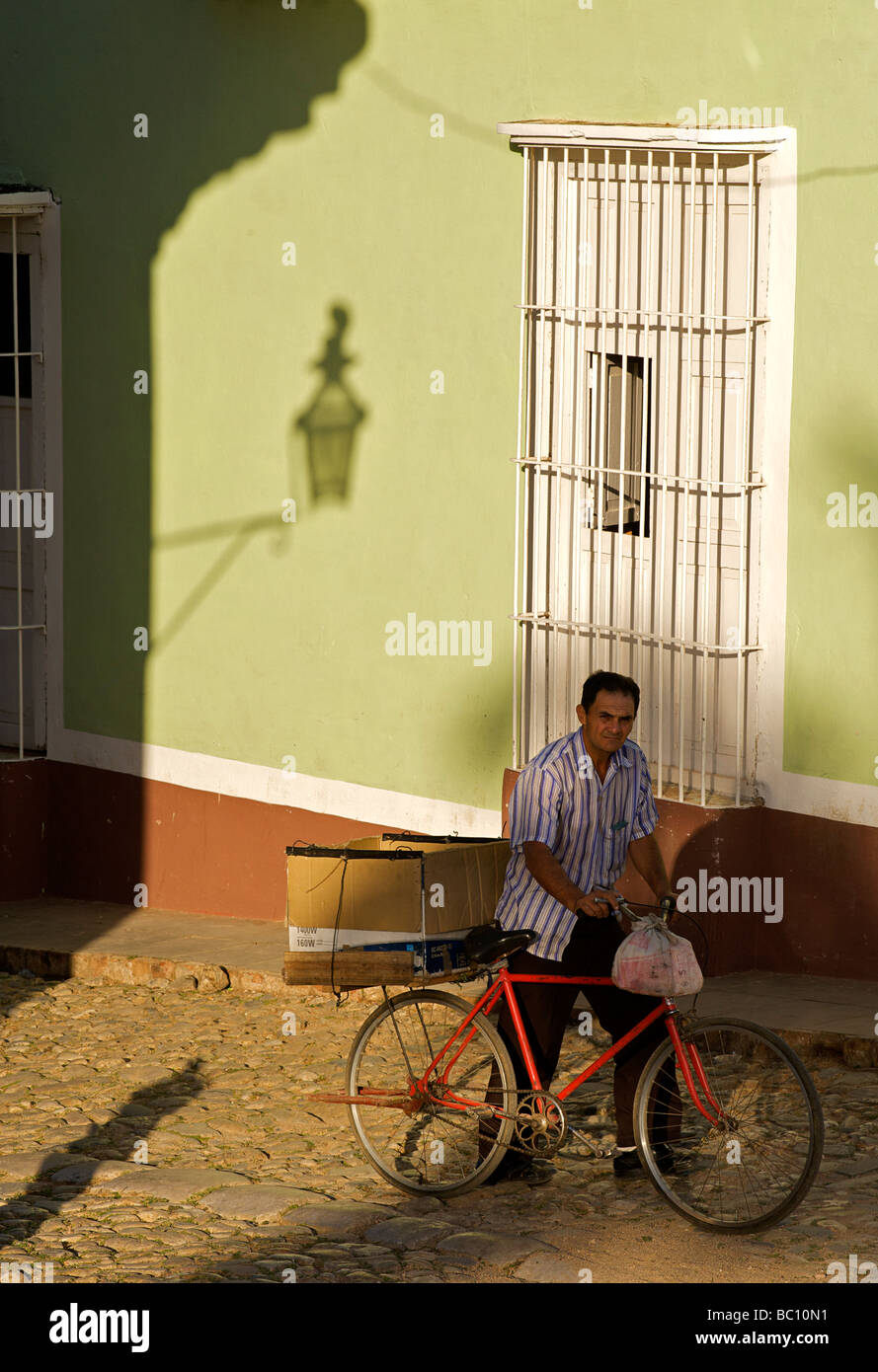 COLOURFUL Cuban street scene, Trinidad, Cuba. Trinidad, is a UNESCO ...
