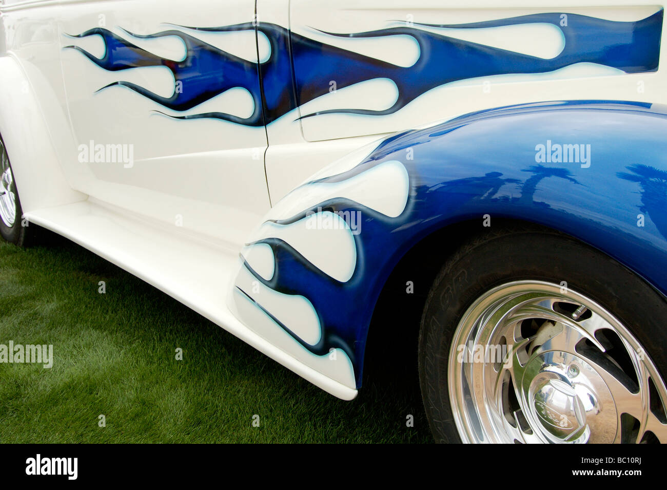 a customized car on display at a car show Stock Photo - Alamy