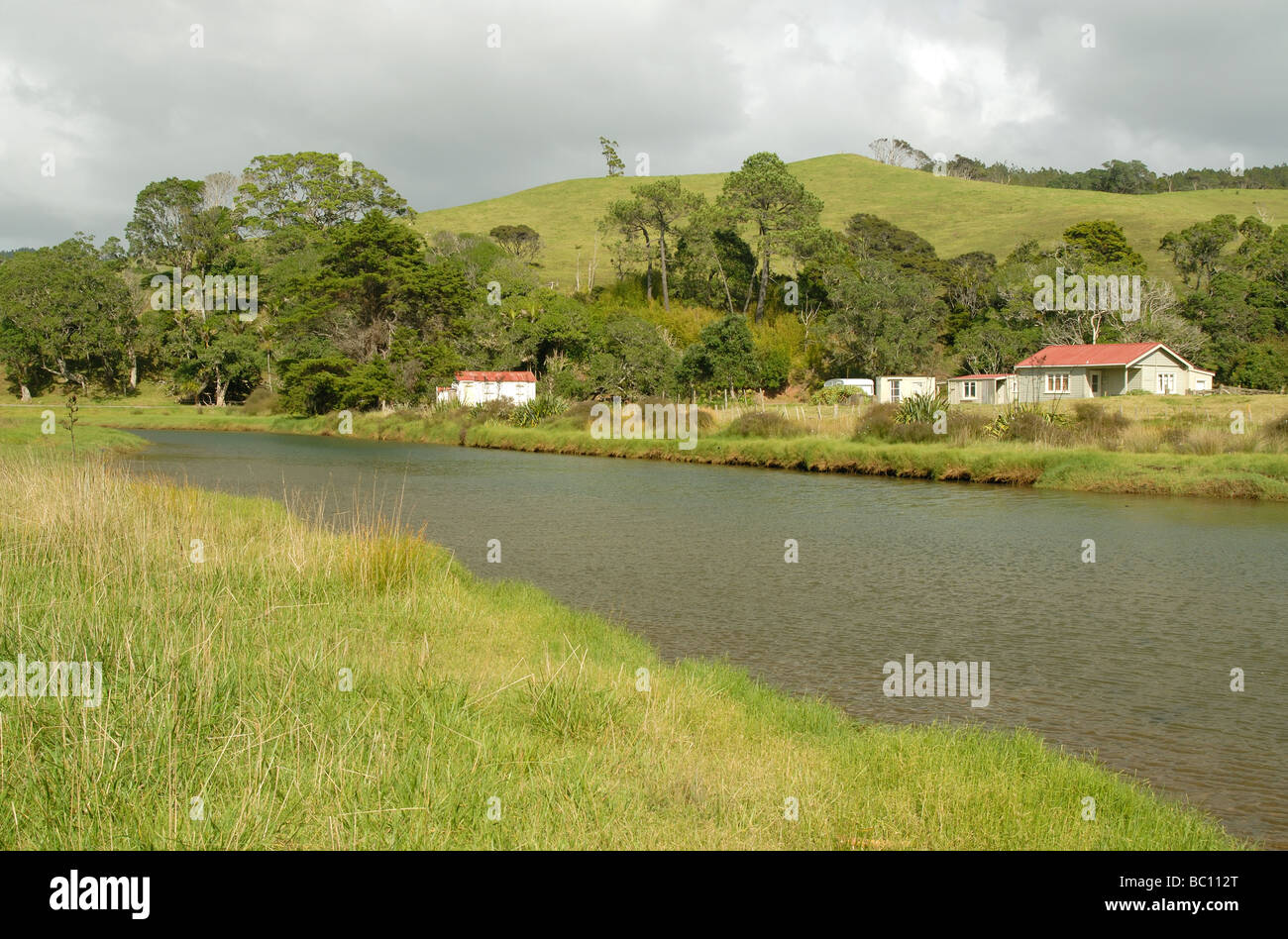 The William Mangakahia Lagoon Reserve, Whangapoua, New Zealand Stock ...