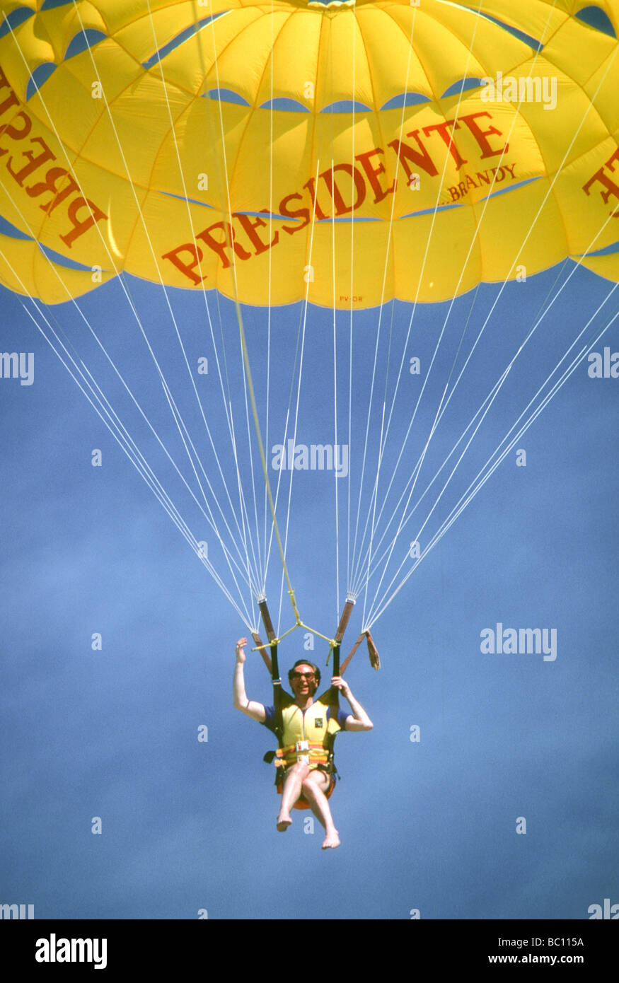 parasail sport parachute tow boat sport travel tourist fun thrill ...