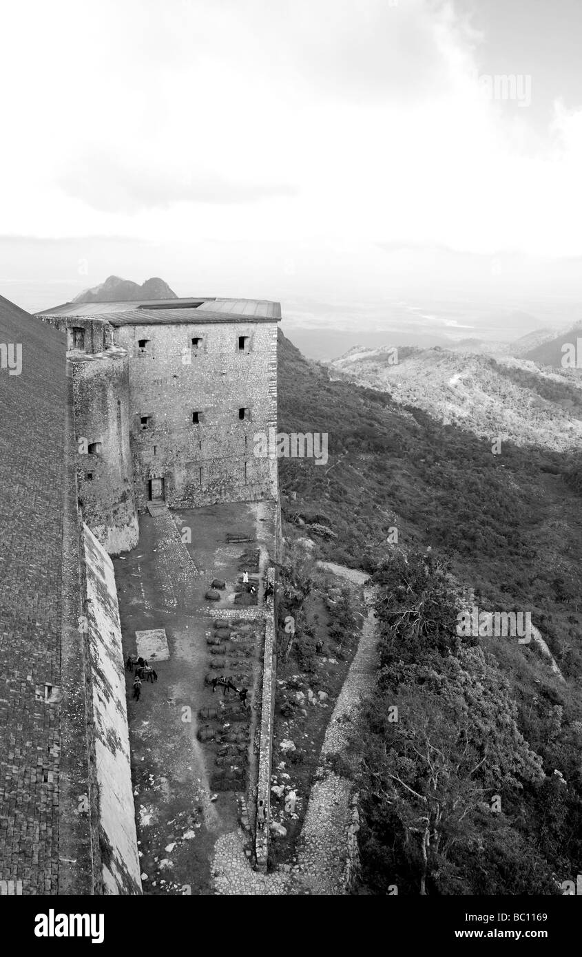 Haiti, Nord, Cap Haitien. The Citadelle La Ferriere, mountaintop ...