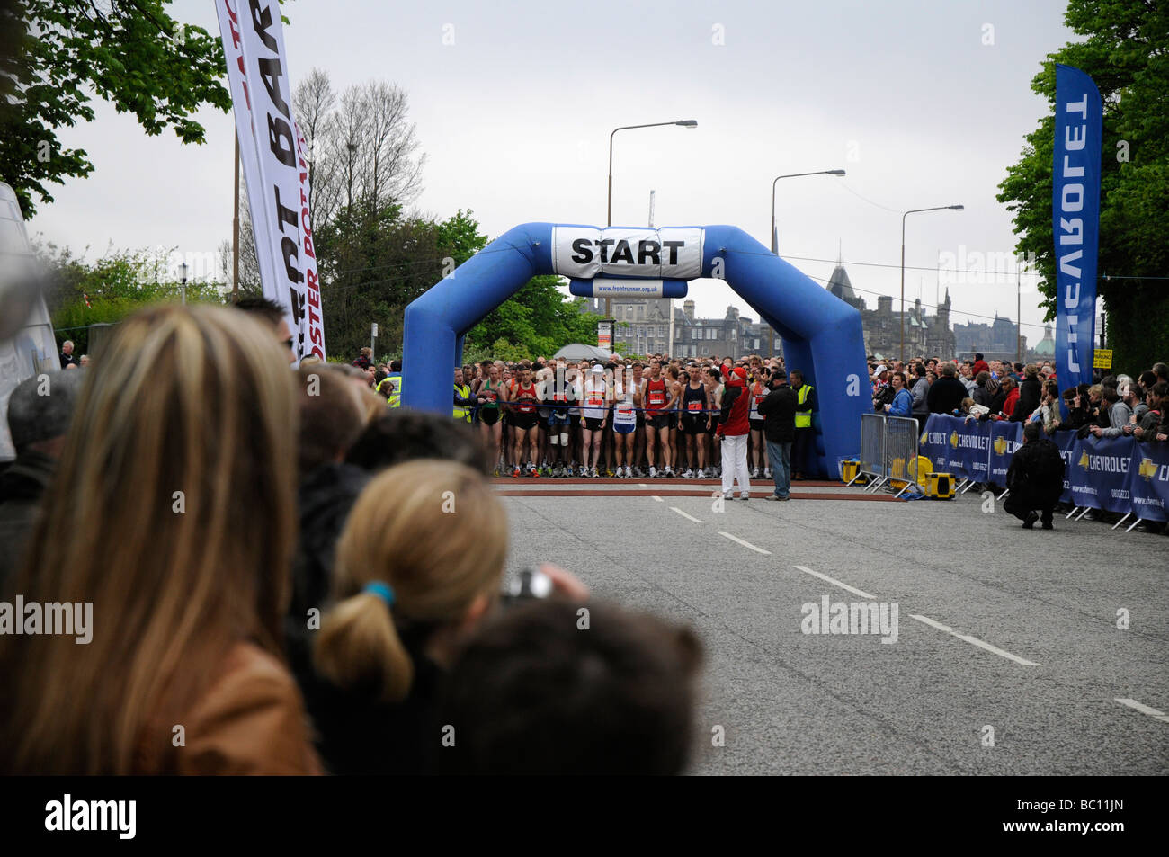 Edinburgh marathon 2008 Stock Photo - Alamy