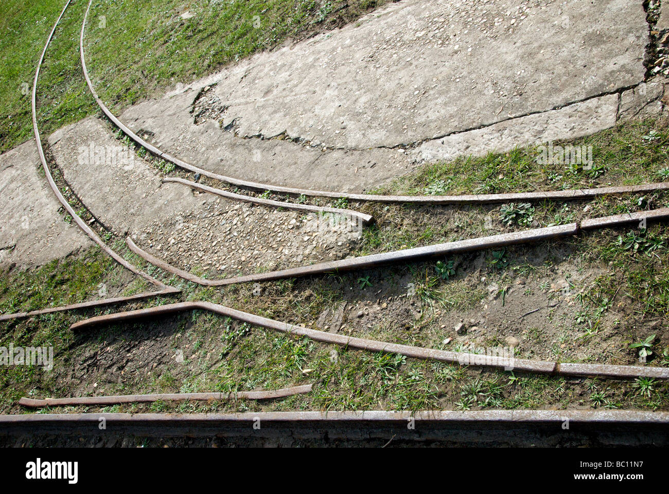 Hurst Castle, Hampshire, UK Railway Tracks English Heritage Stock Photo ...