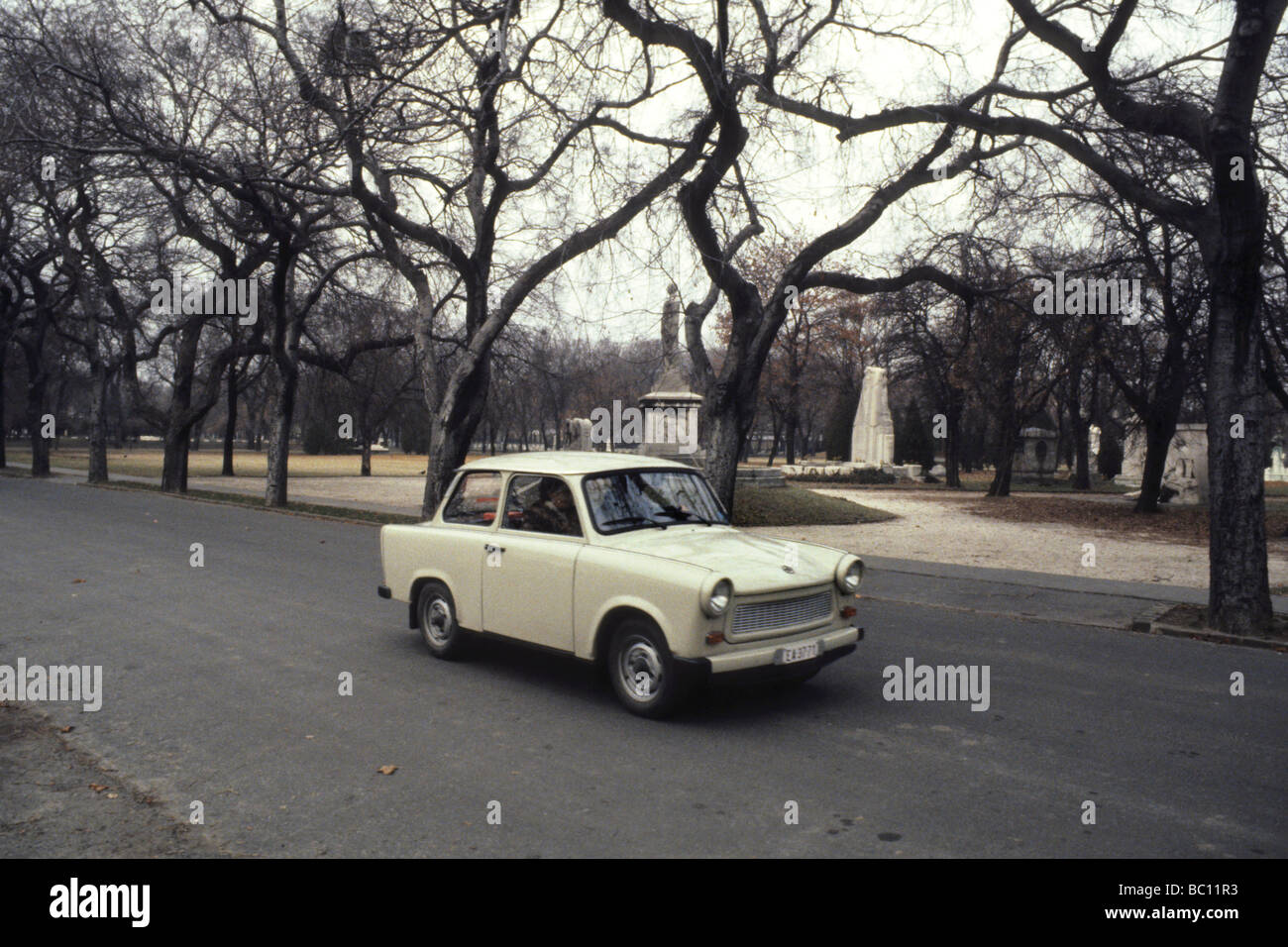 budapest An old car of the east countries Stock Photo - Alamy