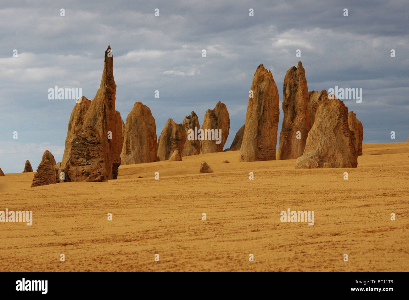 The Pinnacles in Western Australia, 3 hours north of Perth Stock Photo ...