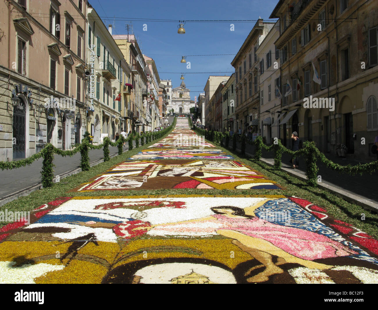 Infiorata genzano hi-res stock photography and images - Alamy