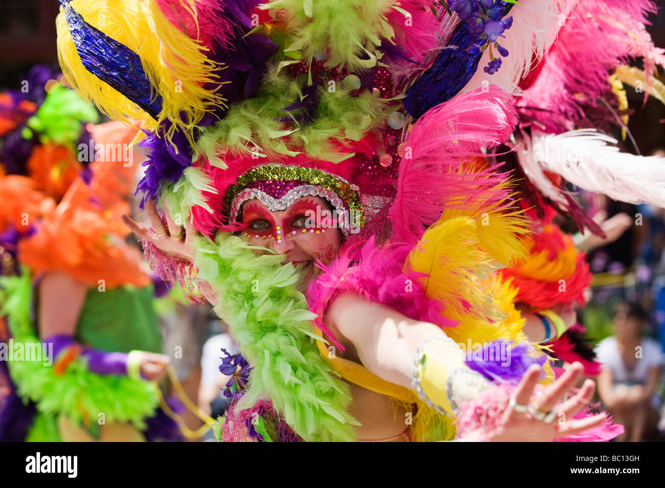 Santa Barbara, California, USA - Annual summer solstice parade June 20 ...
