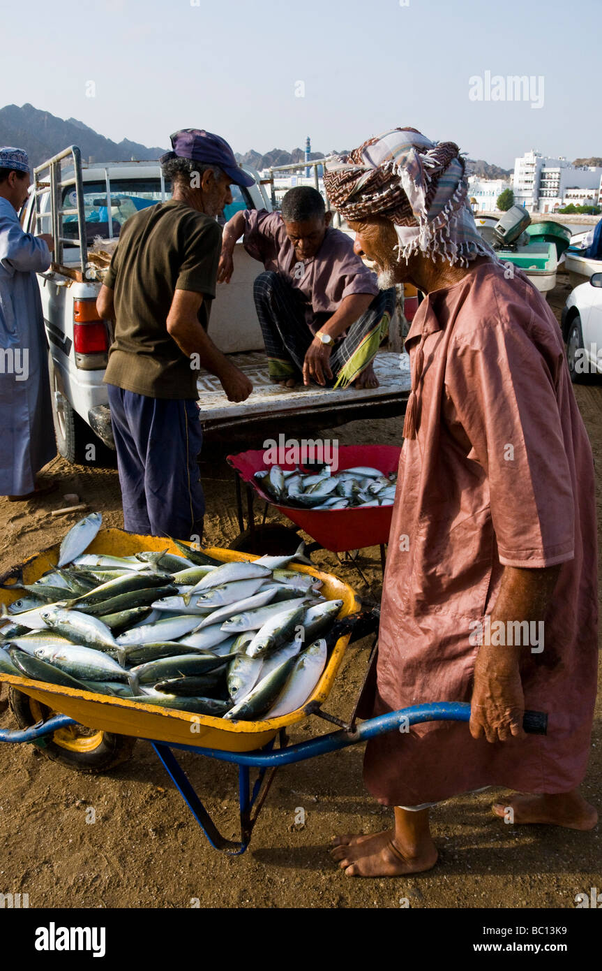 Daily Catch Mutrah Muscat Oman Stock Photo - Alamy