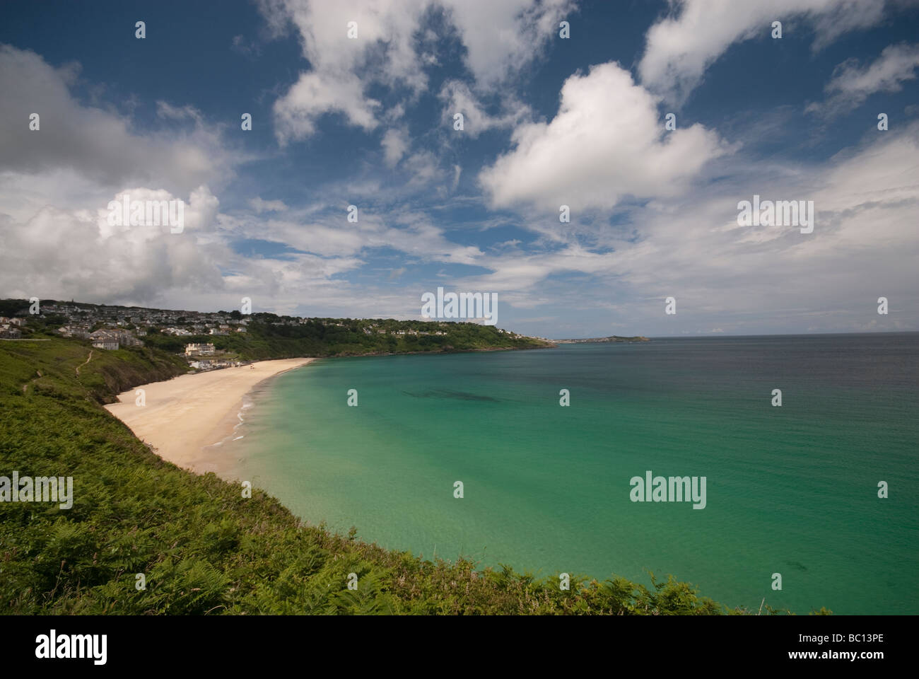 Beautiful Beaches like Carbis Bay in Cornwall are visible from the ...