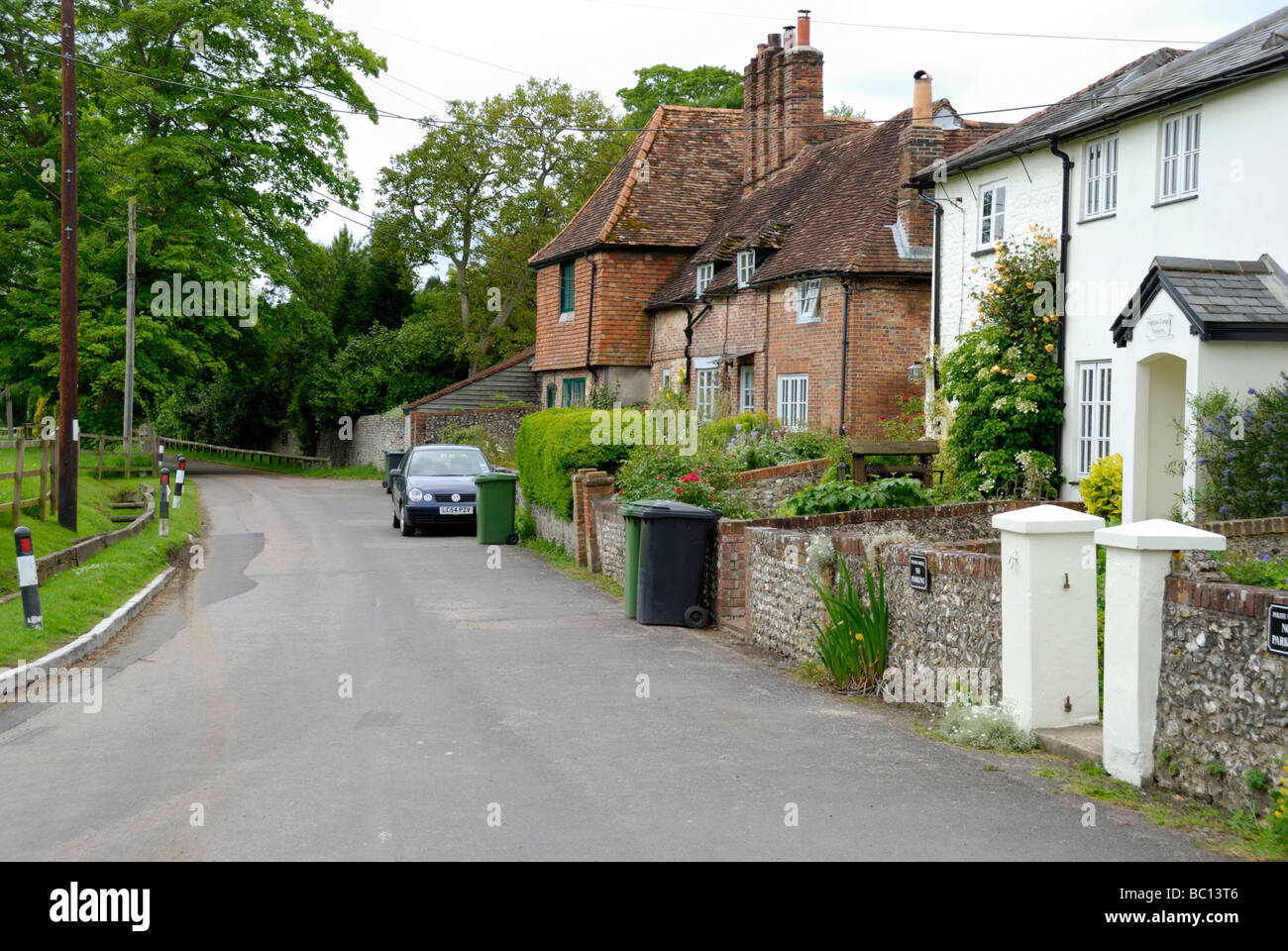 The Village of Exton in Hampshire England Stock Photo - Alamy