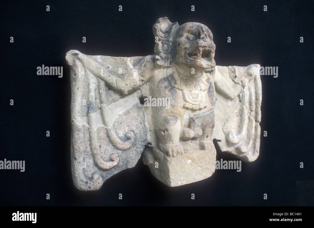 Coma Zotz or Camazotz Killer Bat, emblem of the ancient Mayan city of ...