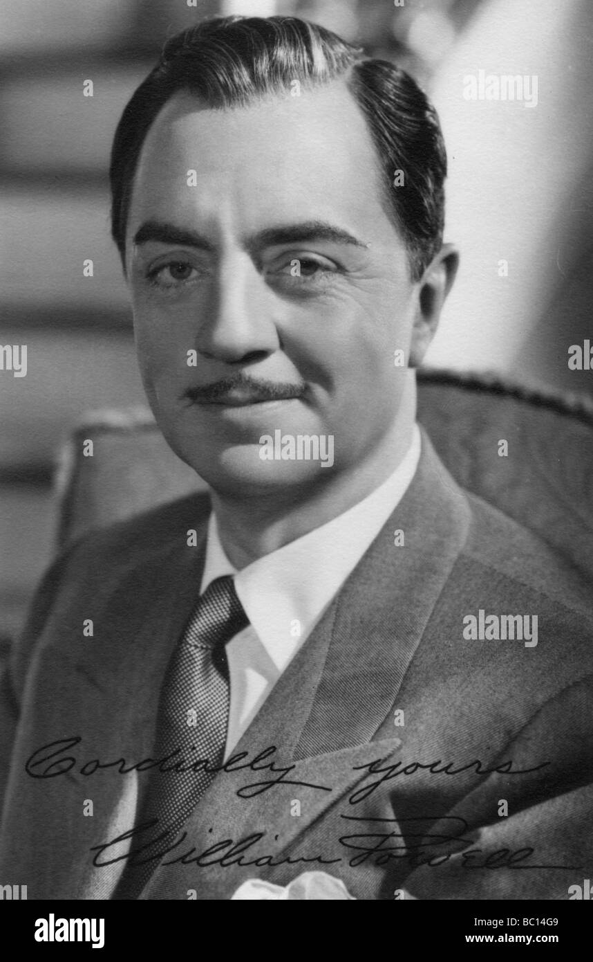 William Powell (1892-1984), American actor, c1930s. Artist: Unknown ...
