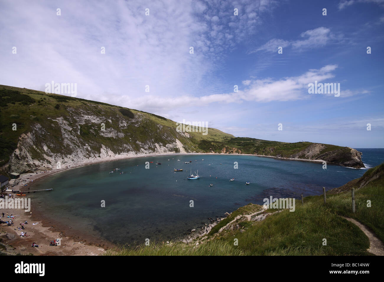 Lulworth Cove Dorset Stock Photo - Alamy