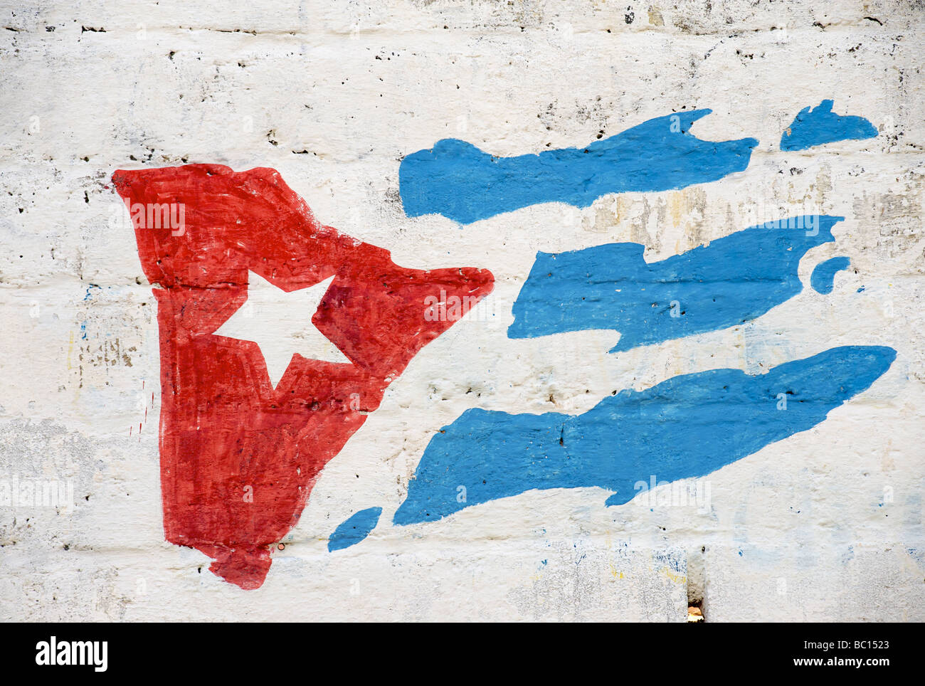 Painted cuban flag hi-res stock photography and images - Alamy