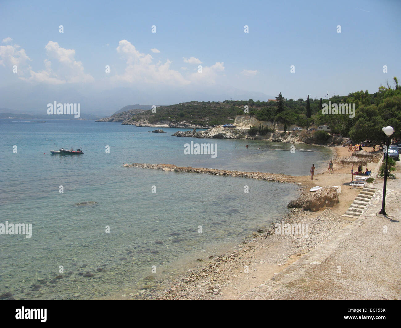 Greece West Crete Marathi Beach Akrotiri district of Chania Stock Photo ...